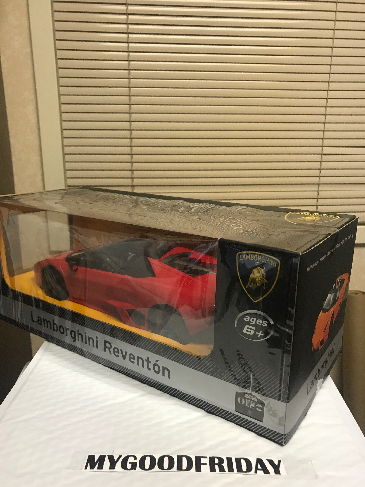 Braha RC Radio Control Lamborghini Reventon 1:14 scale Brand New Black ...