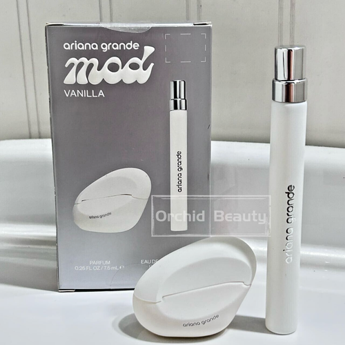 New Ariana Grande MOD Vanilla EDP Perfume Travel Mini Set (10 ml+ 7.5 ...