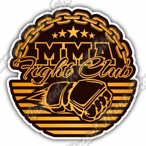 Mixed Martial Arts MMA Fight Club Chane Cage Car Bumper Vinyl Sticker ...