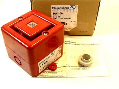 NIB Pfannenberg 23010900000 Model PA 100 Sounder: 100dB(A), 24VDC Nom ...