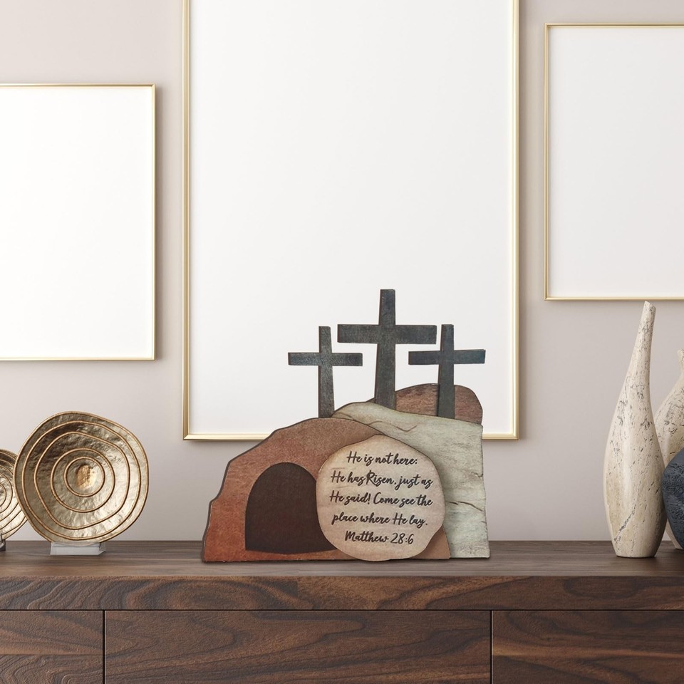 Christian Home Decor The Empty Tomb Easter Scene and Small to Medium ...