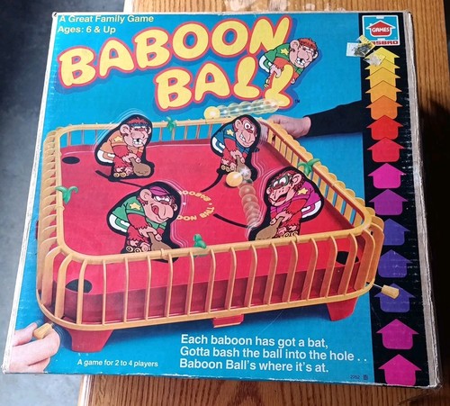Baboon Ball by Hasbro Vintage 1981 Complete w/ Box, all parts, in ...