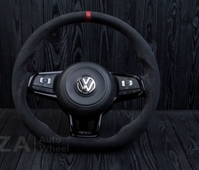 Real Carbon Fiber Steering Wheel For Volkswagen Golf MK7 GTI/R 2015 ...