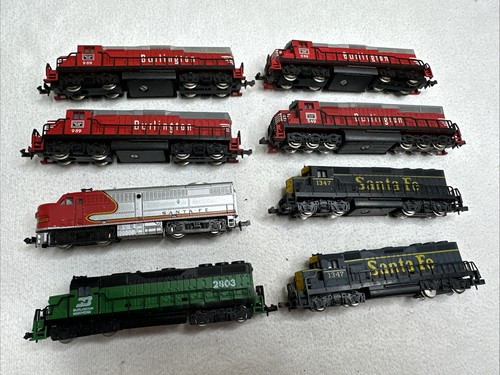 Lot of 8 N scale train engines - model power Life Like? yugoslavia ...
