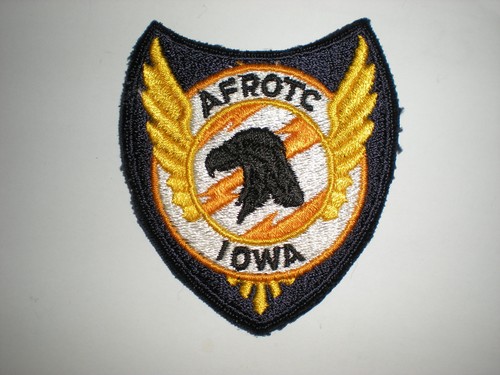 IOWA UNIVERSITY AIR FORCE ROTC AFROTC PATCH | eBay