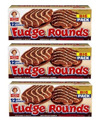 Little Debbie Fudge Rounds BIG Pack: 36 Individually Wrapped Packs | eBay
