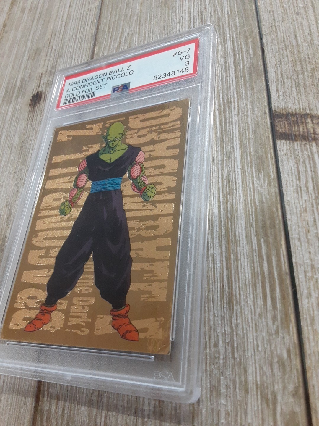 PSA Graded 3 1999 Dragon Ball Z A Confident Piccolo Gold Foil Set | eBay