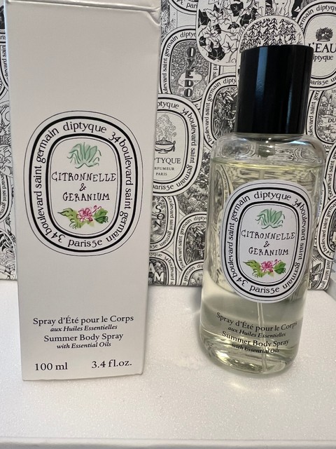 Diptyque Limited Edition Citronelle Geranium Summer Body Spray Box for ...