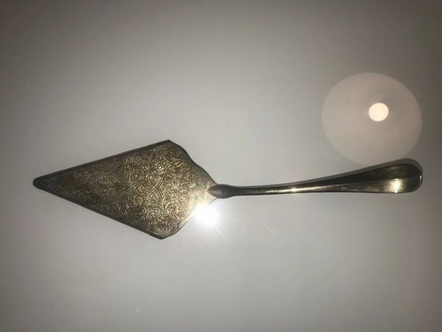Silver Plated Cake Server E.P. Zinc Alloy & Studio Silversmith Antique ...