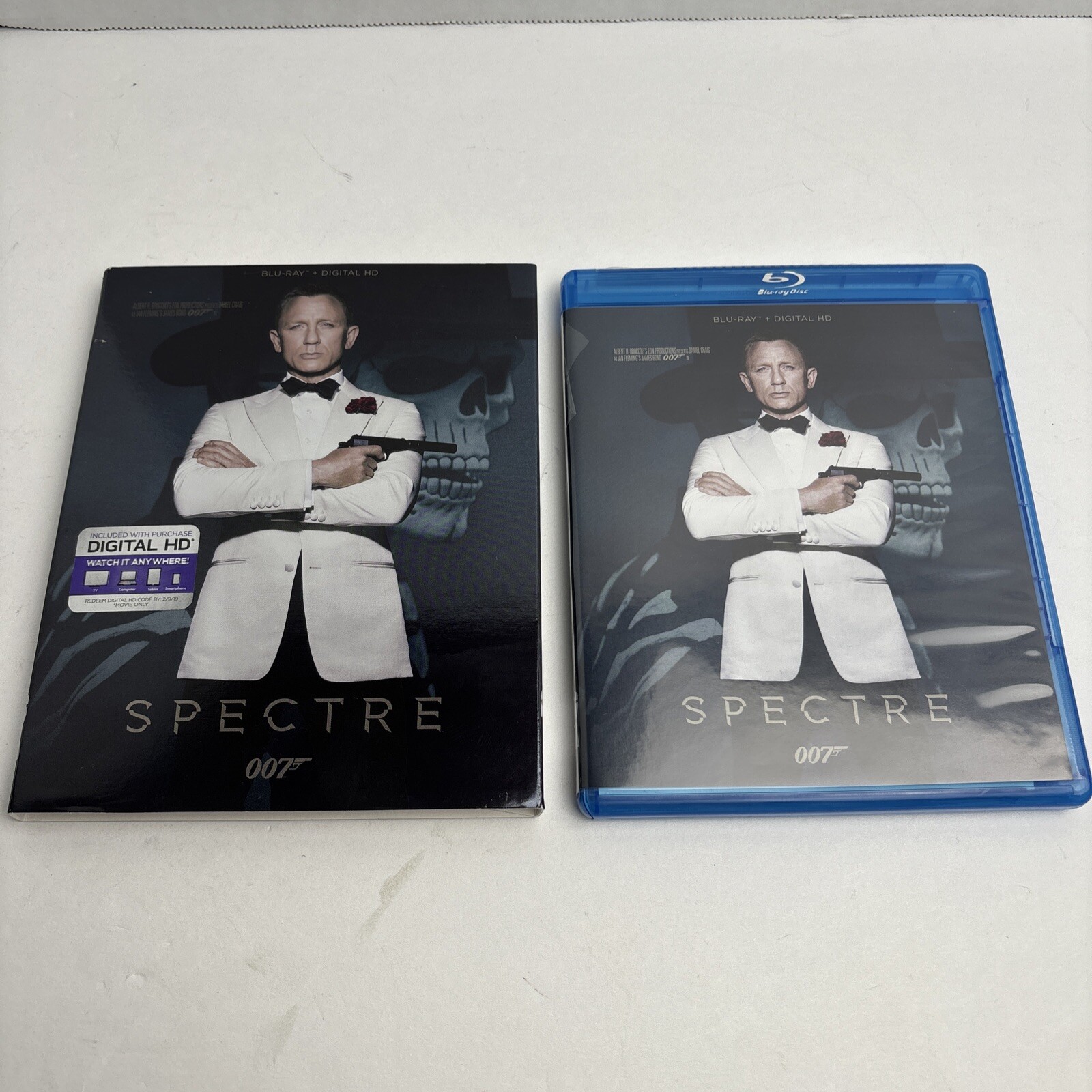 Spectre [Blu-ray With Digital Code] w/ slipcover 007 James Bond Daniel ...