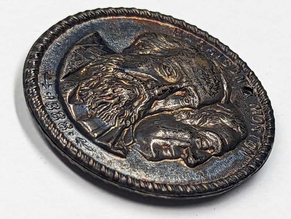 1888 HARRISON MORTON Jugate Shell Medal 28mm BH-1888-110 Copper | eBay