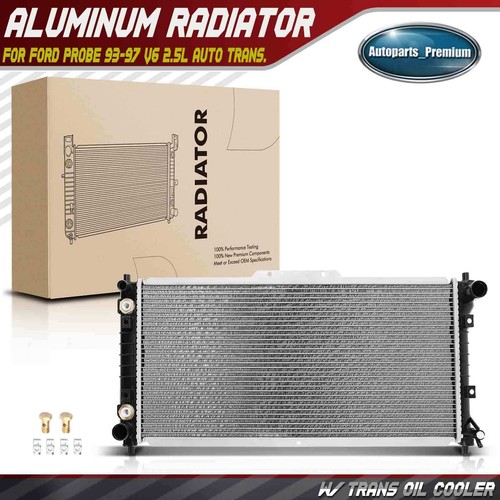 Radiator w/ Transmission Oil Cooler for Ford Probe 1993-1997 V6 2.5L ...