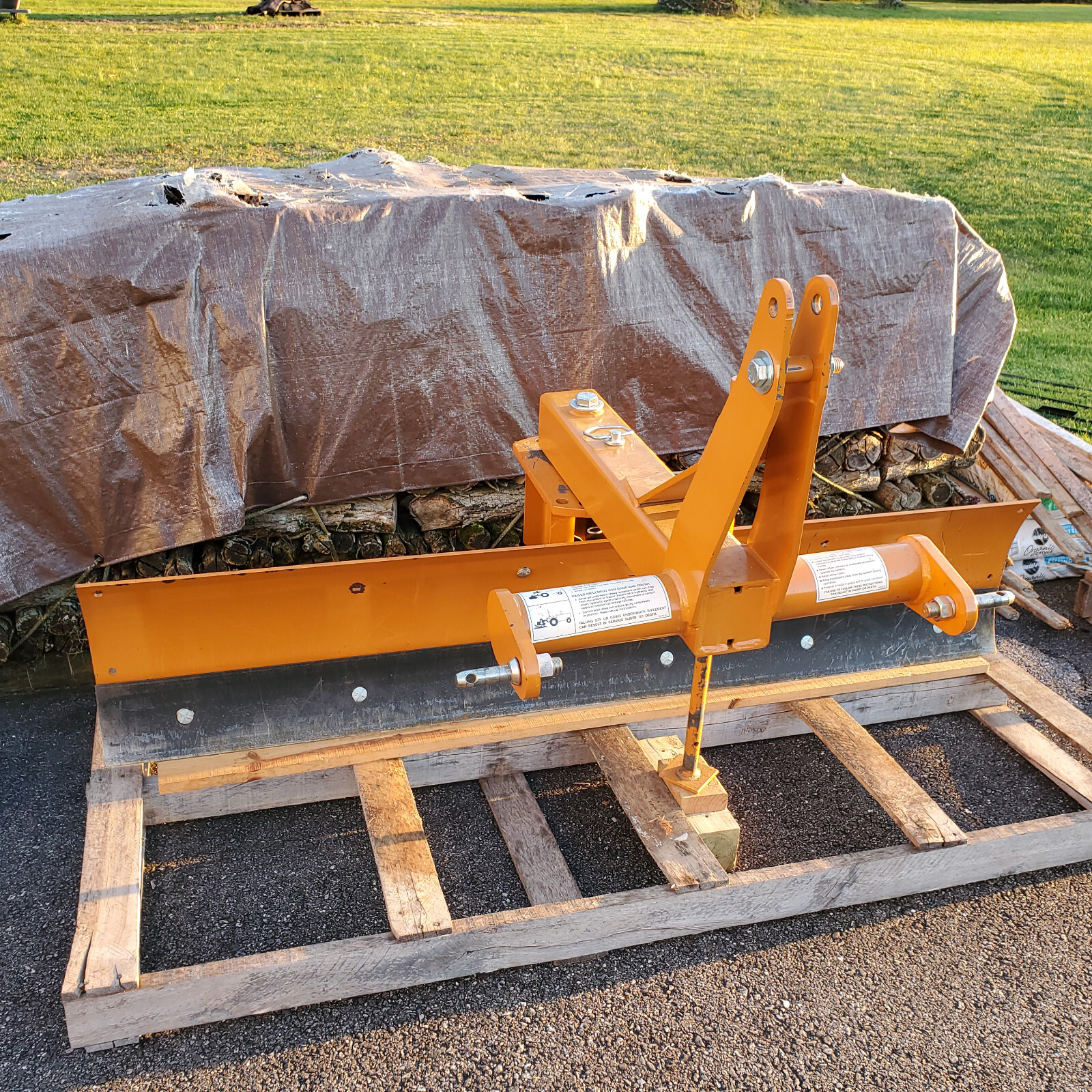 3 Pt WOODS 6 FT. SCRAPER BLADE RB72 USA MADE - HEAVY DUTY EXCELLENT | eBay