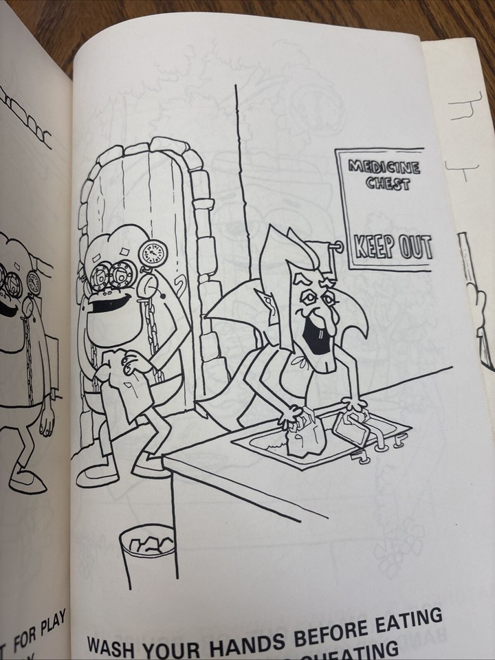 How To Be A Good Monster Coloring Book General Mills monsters Rare | eBay
