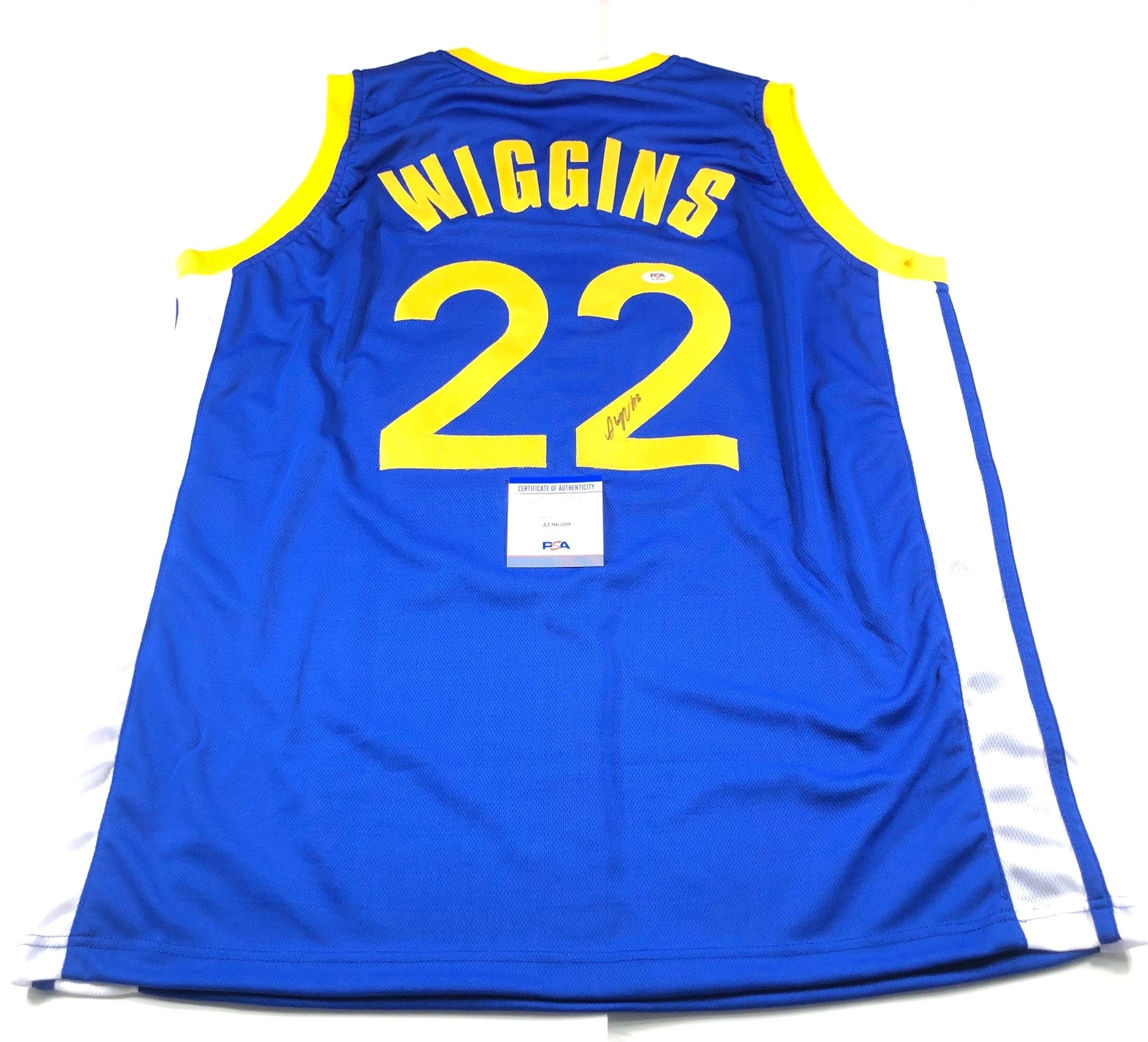 Andrew Wiggins signed jersey PSA/DNA Golden State Warriors Autographed ...