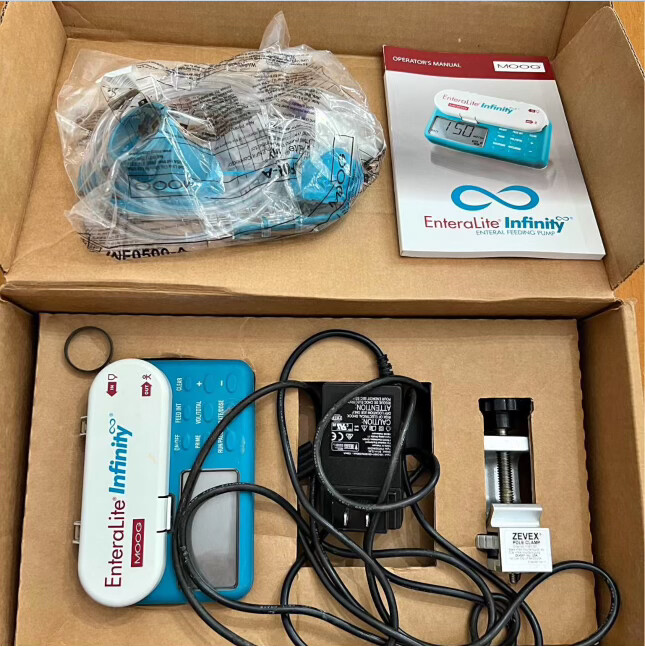 Zevex MOOG EnteraLite Infinity Feeding Pump Bundle | eBay
