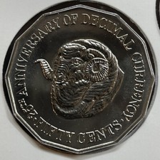 Australia 1991 Rams Head 50 Cent Coin for sale online | eBay