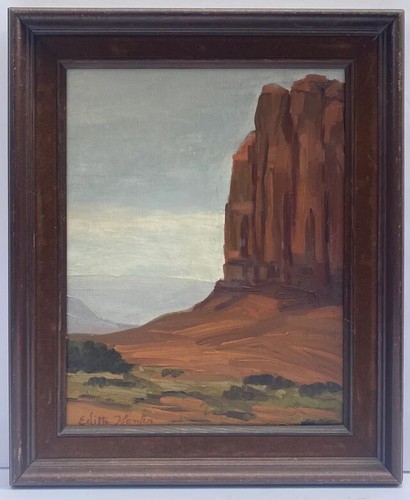 Edith Hamlin Oil Desert Landscape Painting (Wife Of Maynard Dixon) | eBay