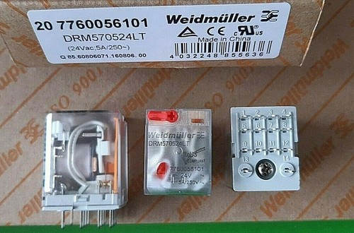DRM 24 Vac 4PDT Interface Relay Module Plug In DRM570524LT or ...