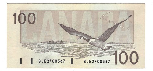 1988 Canada $100 Banknote Thiessen-Crow, BJE, BC-60a-i AU/UNC | eBay