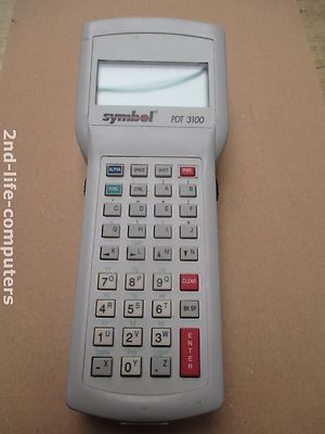SYMBOL PDT 3100 PDT3100-DY463020 35-Key 4 LINE DISPLAY WHITE SCANNER ...