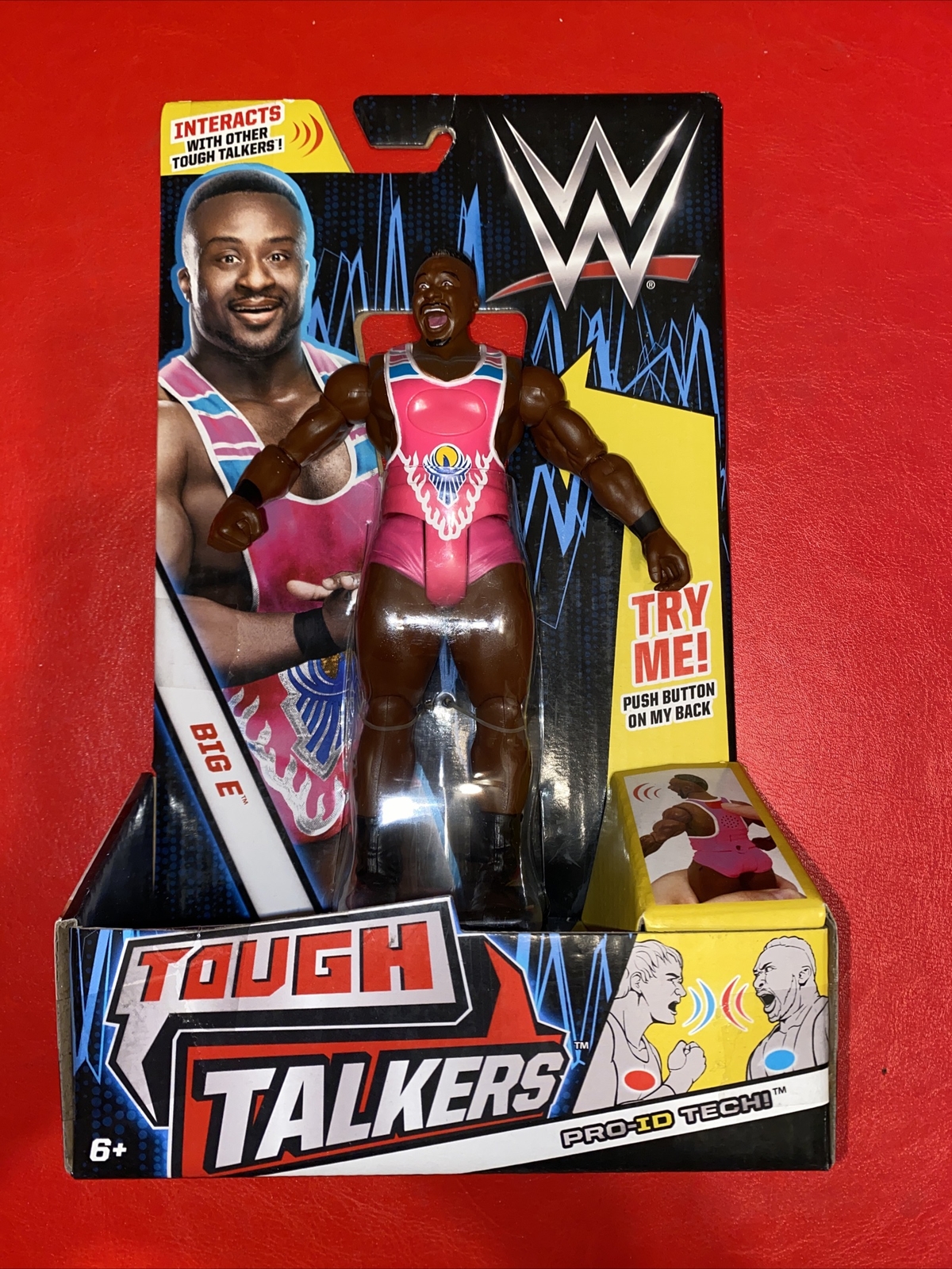 WWE Mattel Tough Talkers Big E Figure, Elite, AEW, New Day | eBay