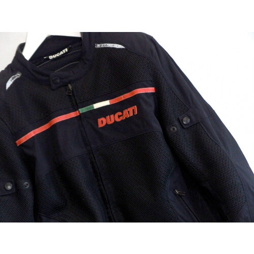 DUCATI Mesh Full-Zip Riding Jacket in Black with Patch [VG] Limited ...