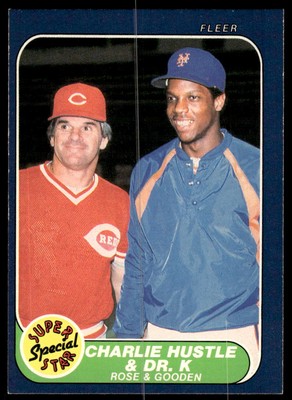 Charlie Hustle & Dr. K (Pete Rose / Dwight Gooden) 1986 Fleer #638 | eBay