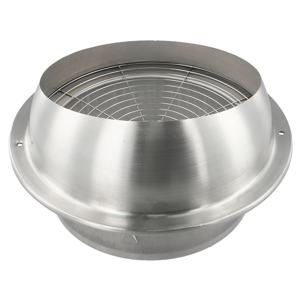 Stainless Steel Wall Ceiling Exhaust Duct Cover Vent Cap Waterproof ...