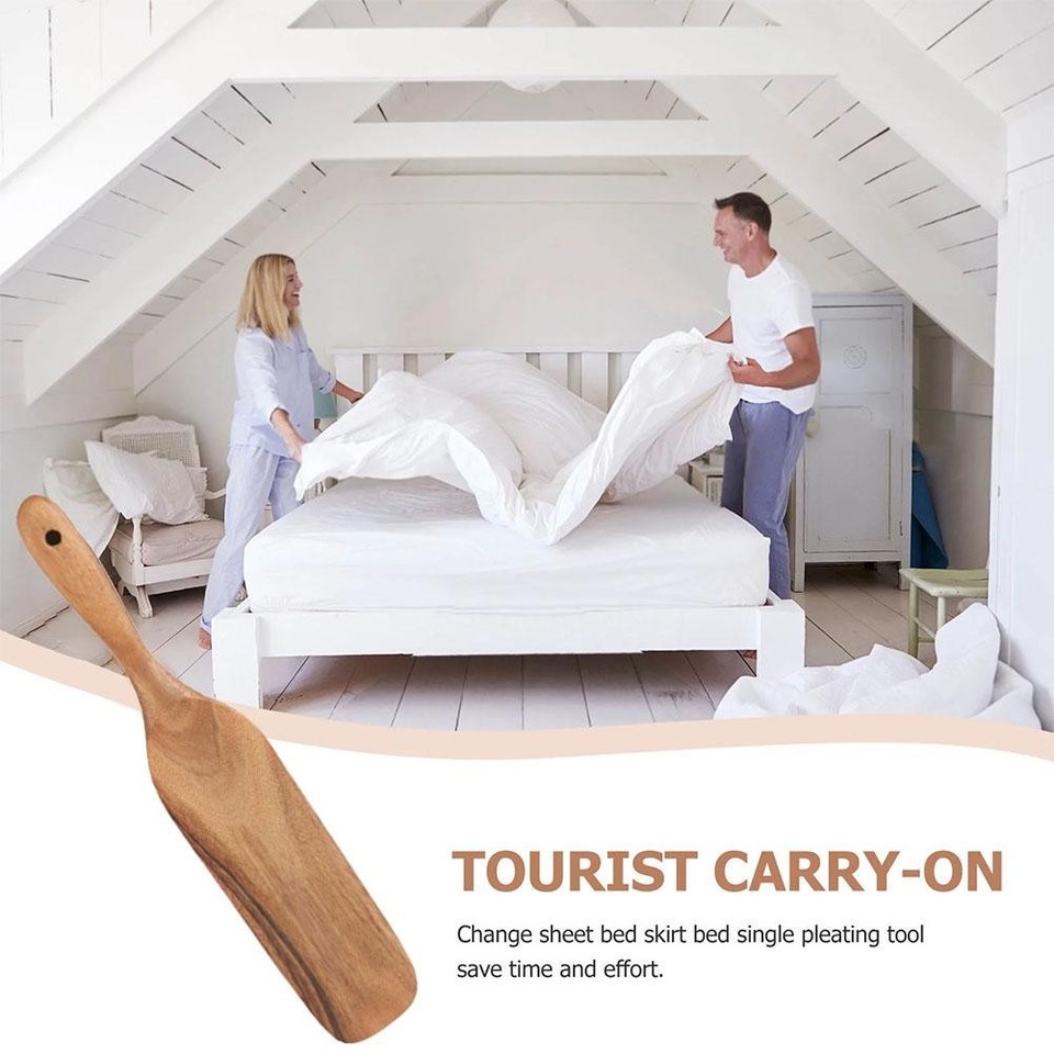 Wooden Mattress Tucker Paddle Bed Making Tool, Bedsheet Tucker for ...