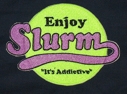 Futurama Slurm embroidered patch | eBay