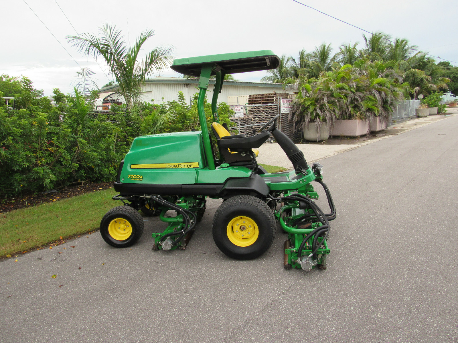 John Deere 7700A Precision Cut 100" Fairway Reel Lawn Mower Diesel 2032 ...