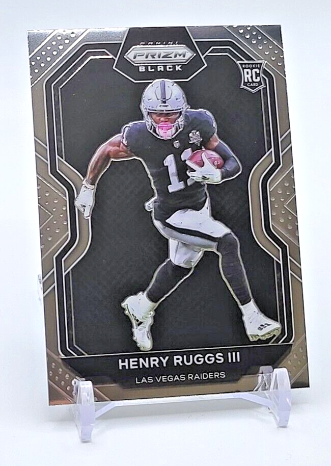 Henry Ruggs ROOKIE CARD "Prizm Black" 2020 Panini Chronicles #PB-15 ...