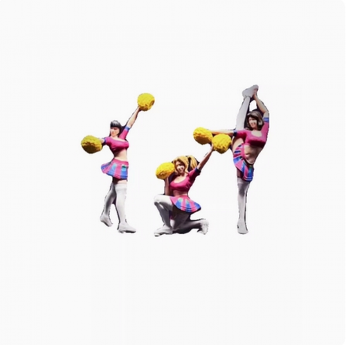 1/64 Cheerleading beauties Mini Figures Ornaments Miniature Toys Scene ...