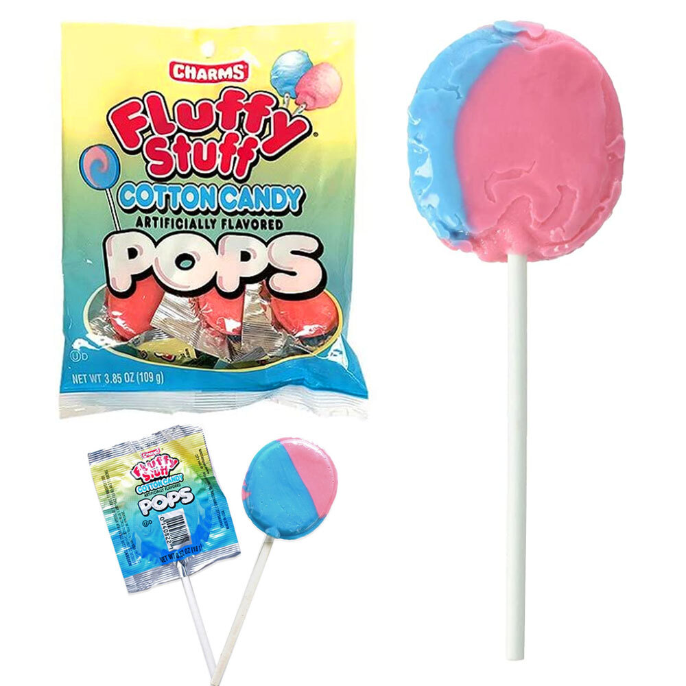 Cotton Candy Flavored Lollipops 'Fruits' Fruit Flavored Lollipop