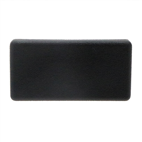 25 Pack Rectangular Tube Inserts 20mm x 10mm, Plastic Inserts, Tube End ...