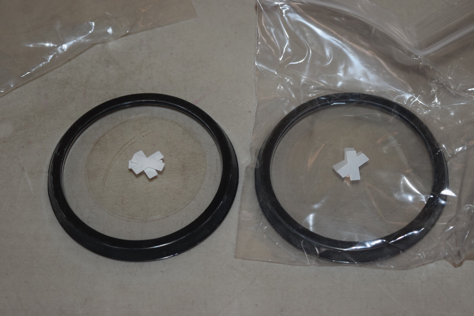 Pair Outsert Clear Polycarbonite Lenses FM12 Gas Mask | eBay