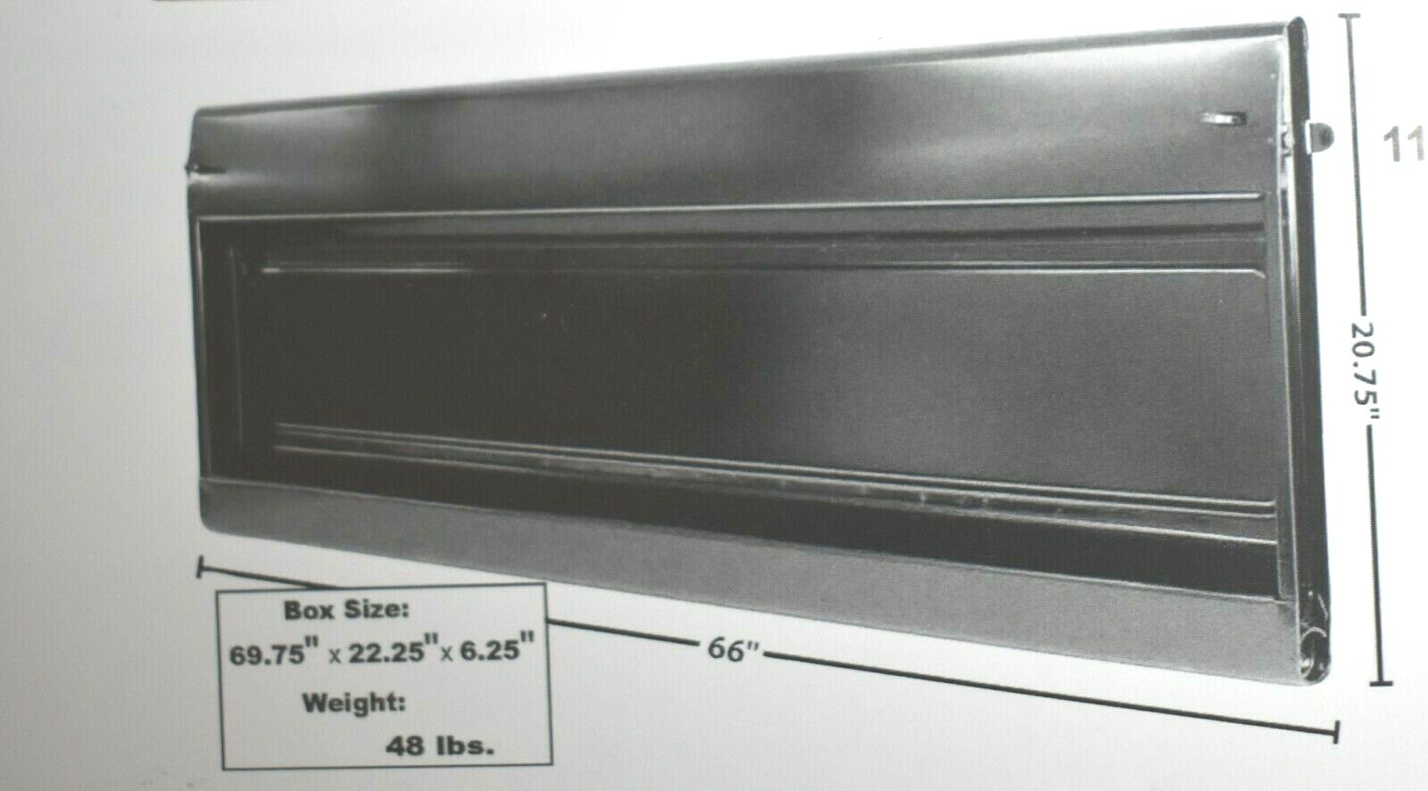 54 55 56 57 58 59 60 61-87 Chevy Pickup New Tailgate Stepside w/ out ...