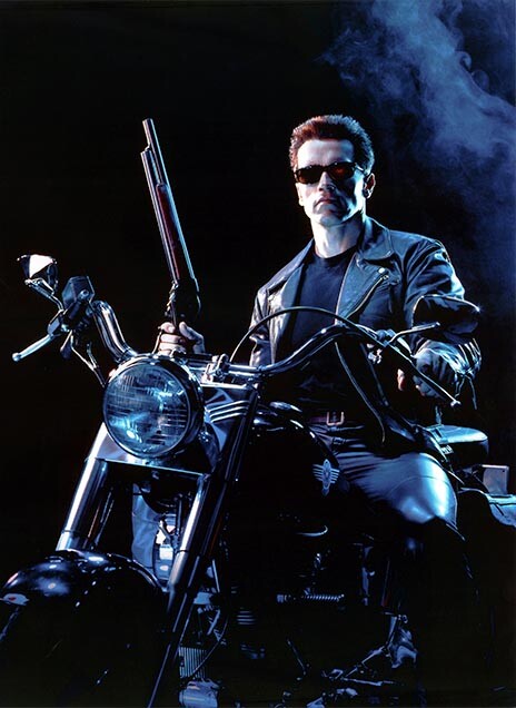 Arnold Schwarzenegger Terminator 2 Motorcycle