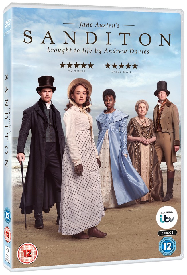 Sanditon (DVD) Alexandra Roach Theo James Turlough Convery Anne Reid ...