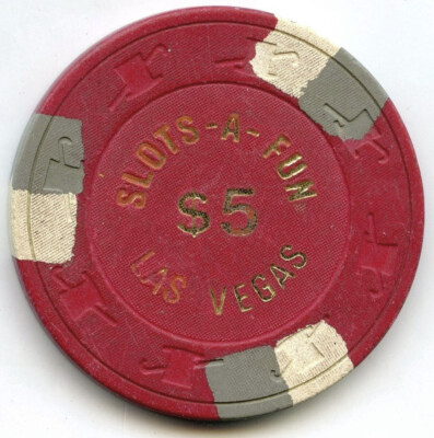 Slots A Fun $5 Casino Chip 1980's Las Vegas Nevada Token - H98 | eBay ...