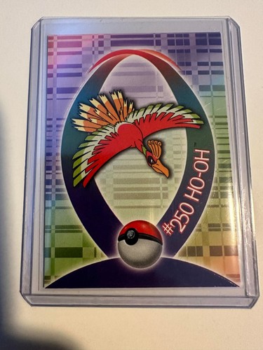 Pokemon Topps Johto Ho-Oh #250 Sticker Card 37 of 37 | eBay