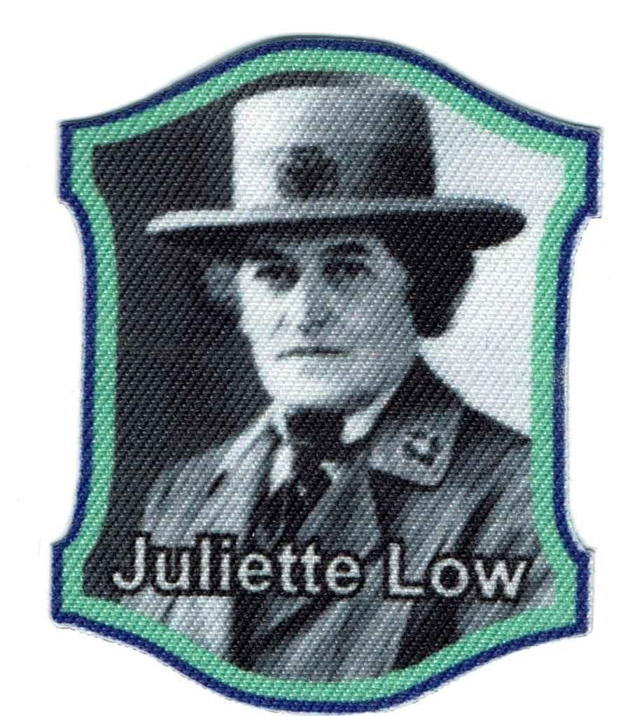 Girl Boy Photo JULIETTE GORDON LOW Founder Fun Patches Crests Badges ...