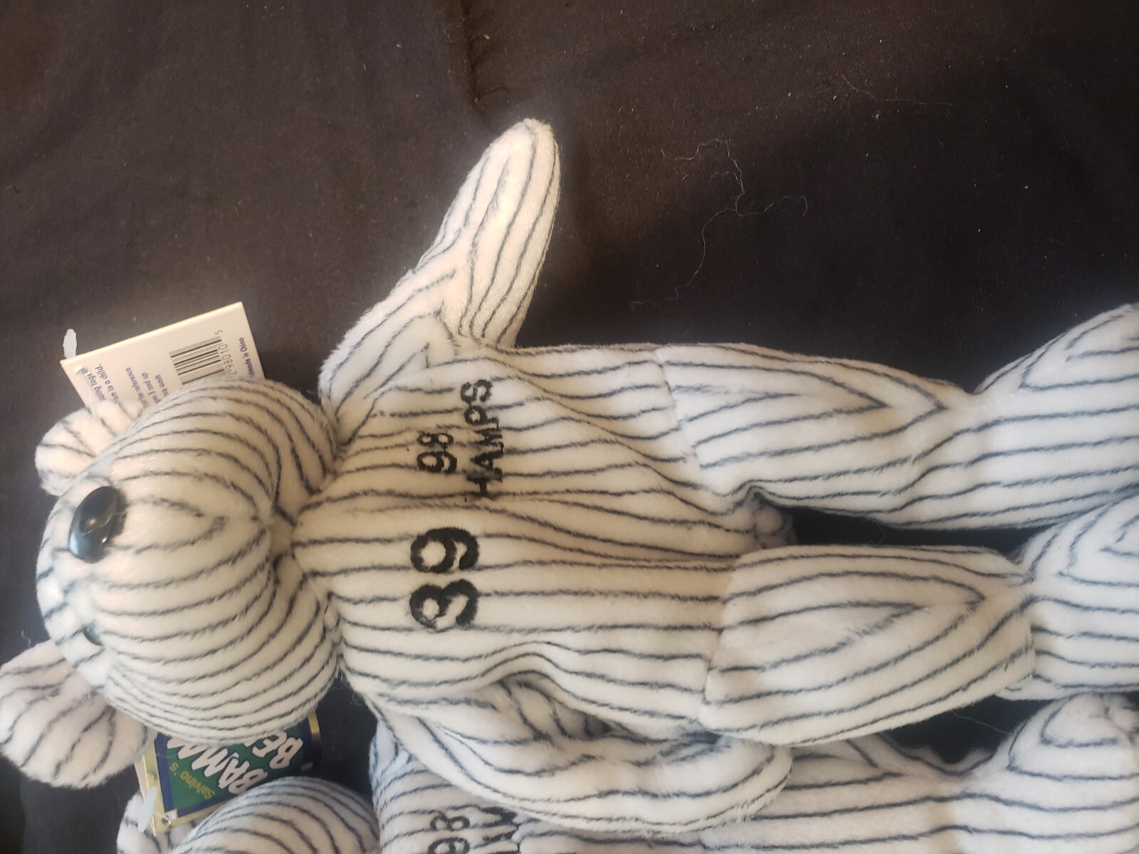 1998 New York Yankees Champs Salvino's Bamm Beanos Bear Plush Toy 6 ct ...