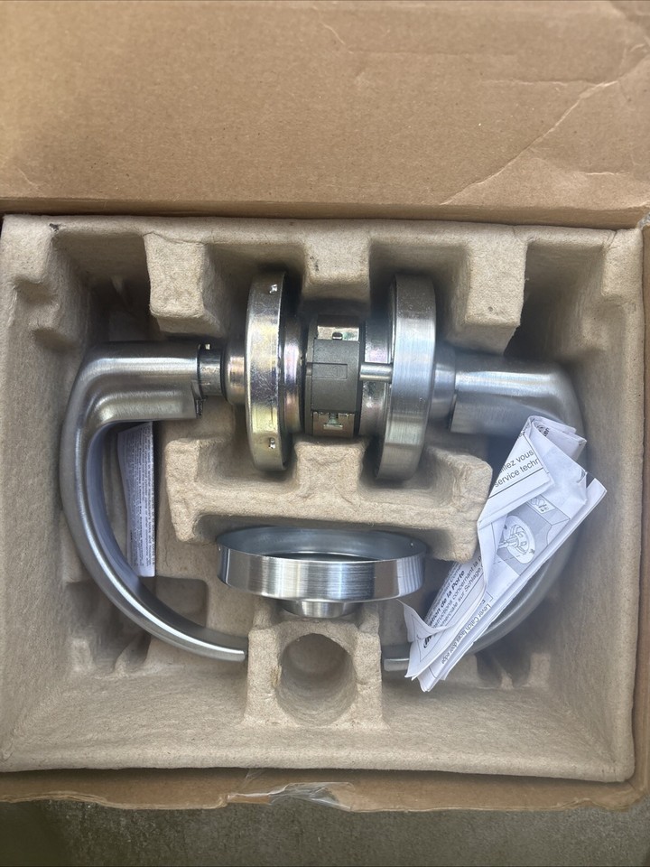 Schlage ND10S SPA 626 Passage Latch Grade 1 Rhodes Lever Satin Chrome ...