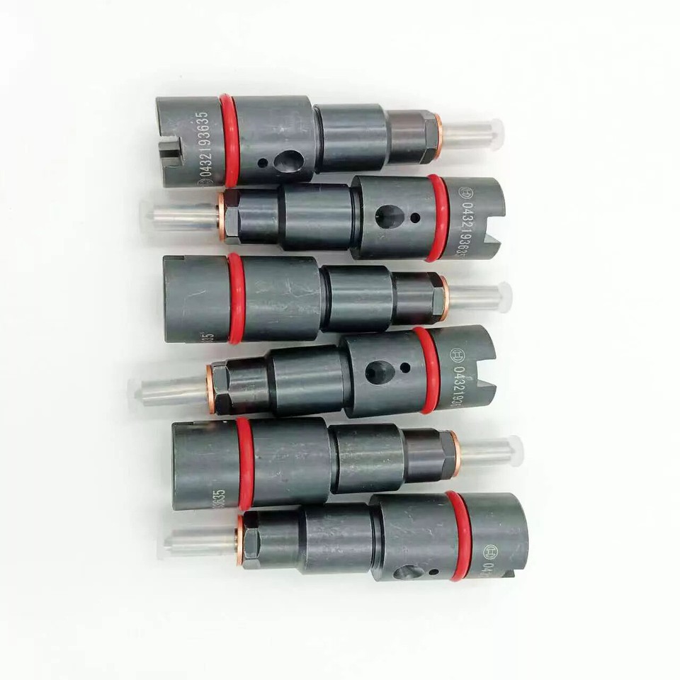 6PCS 0432193635 Fuel Injectors RV275 24V For BOSCH Dodge Cummins 40-50 ...