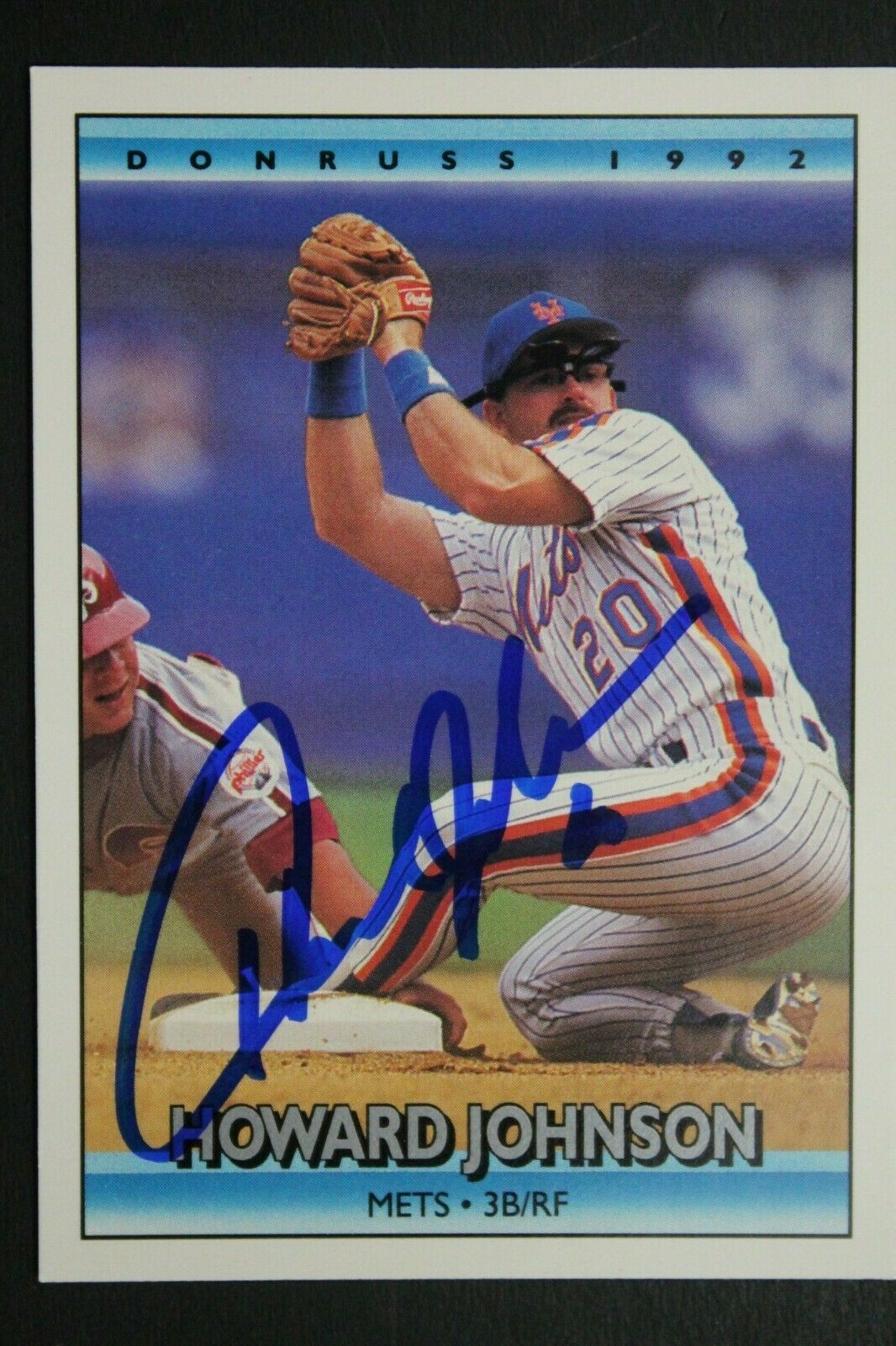 Howard Johnson New York Mets Autographed Signed 1992 Donruss #341 Card ...
