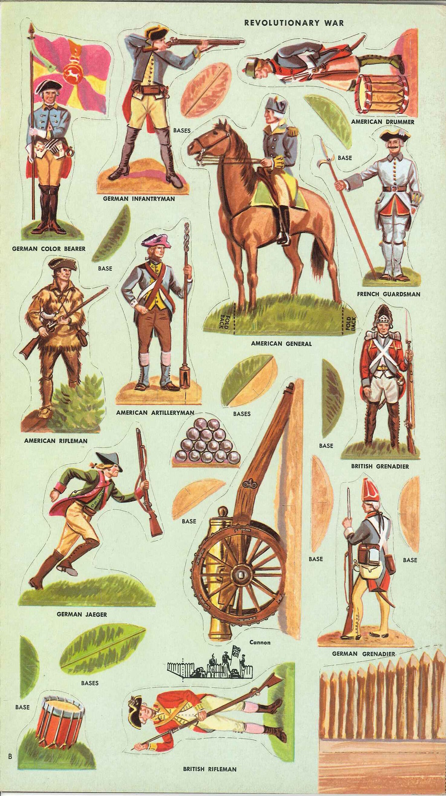 VINTAGE UNCUT 1957 WWI SOLDIERS PAPER DOLL ~SIMON SHUSTER~ORG SIZE ...