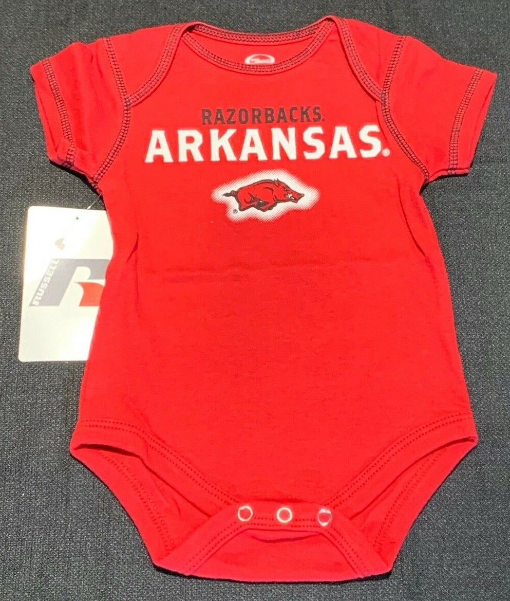University of Arkansas Razorbacks Infant Romper - 6-9 Months (UAR-07 ...