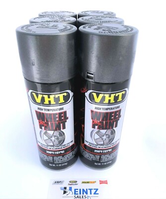 VHT SP189 High Temperature GRAPHITE Wheel Paint 11oz. Chip Resistant (6 ...